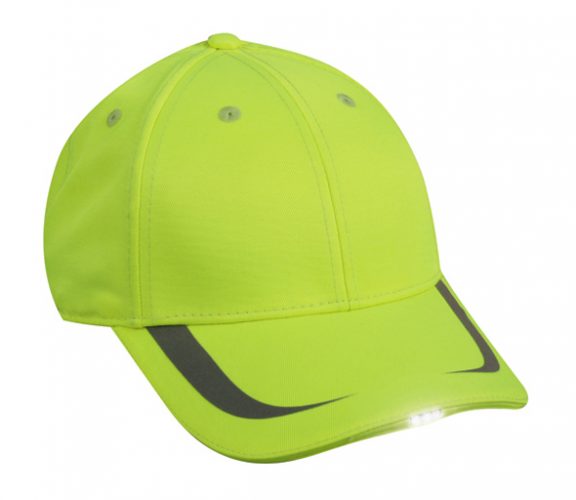 Outdoor Cap Safety Green with LED's For Sale - D.E. Gemmill