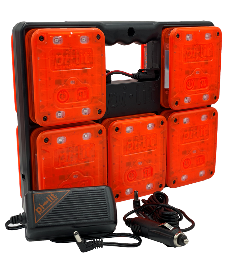 Pi Lit Smart Road Flare Kit- Set of 10 - D.E. Gemmill