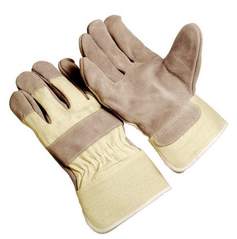 Canvas Back, 2.5′ Rubberized Cuff, Kevlar Sewn Work Glove For Sale - D ...